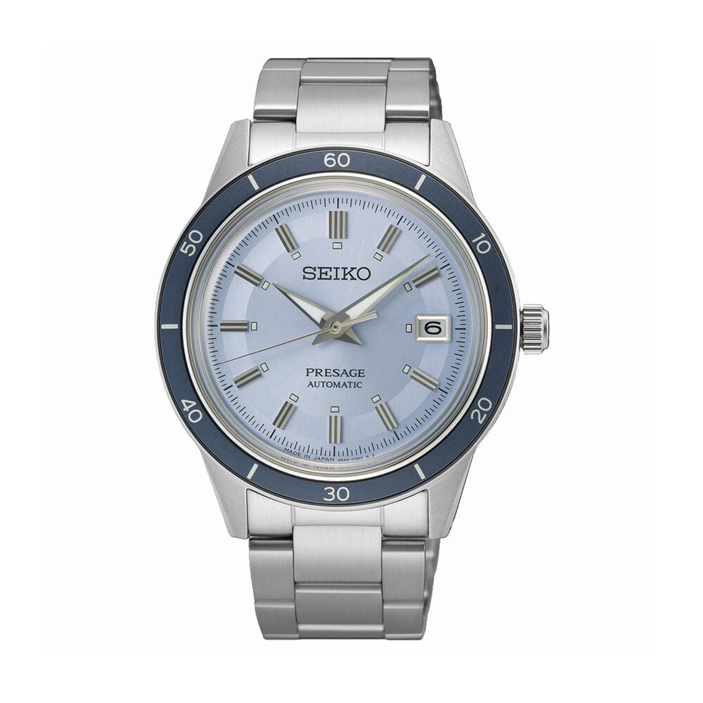Seiko Presage Retro Blue Limited Edition European Exclusive Watch SRPL ...